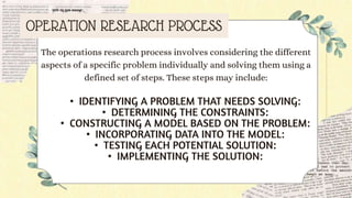 Operations-research in quantitative math | PPTX