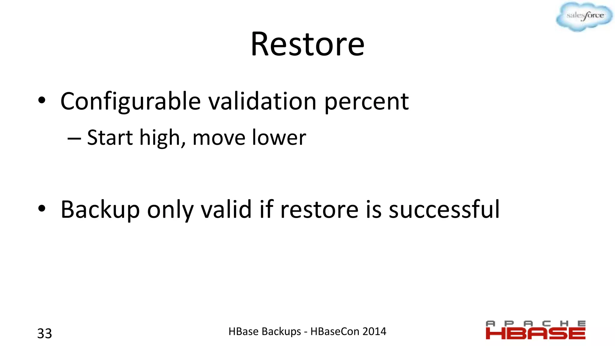 HBase Backups | PPT