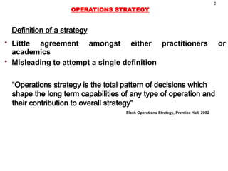 -operations-Strategy-in supply chain process | PPT