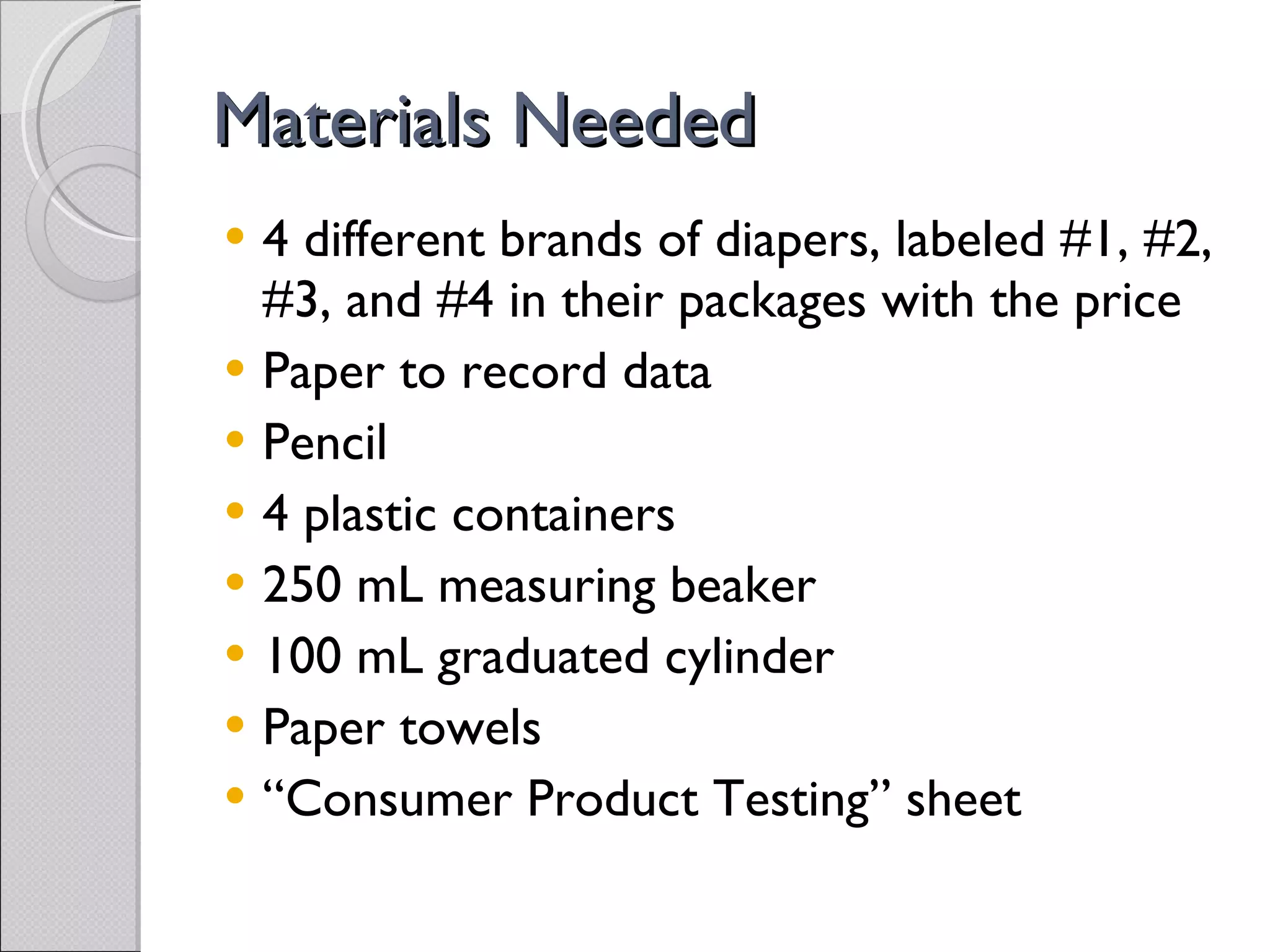 Operation Saggy, Baggy Diapers | PPT | Business and Finance