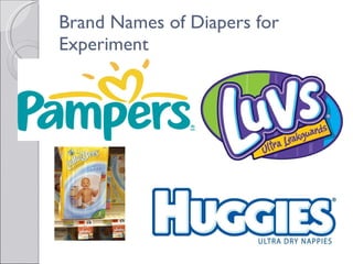 Operation Saggy, Baggy Diapers | PPT | Business and Finance