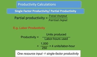 Operations and productivity | PPTX