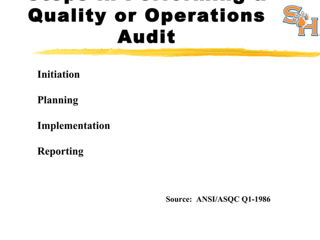 Operations auditing | PPT