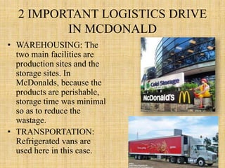 Operations ppt- Mcd | PPTX | Logistics | Business