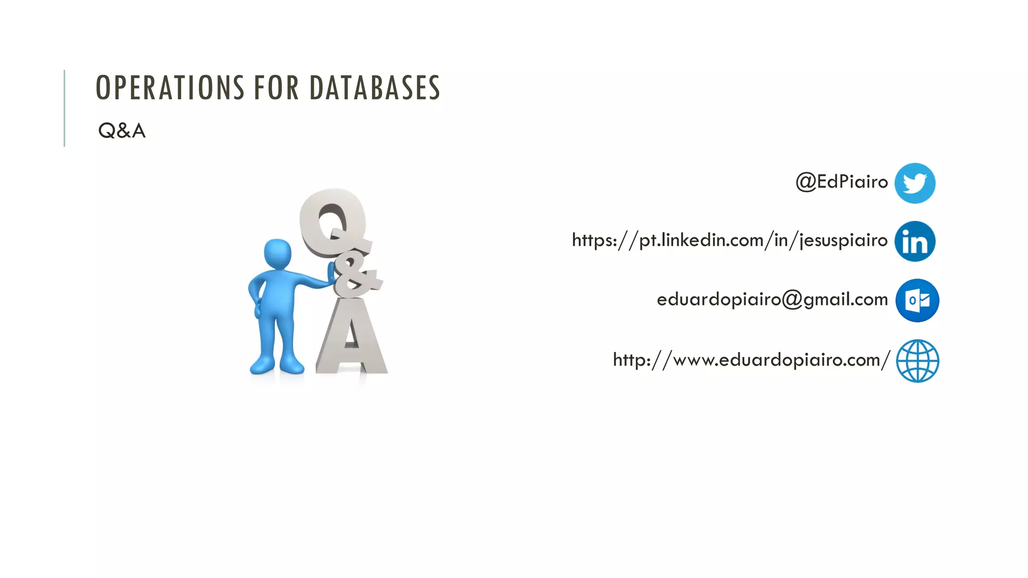 Operations for databases – the agile/devops journey | PPT