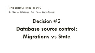 Operations for databases – the agile/devops journey | PPT