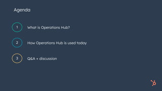 Boulder HubSpot User Group: Top 5 Use Cases for Operations Hub | PPT