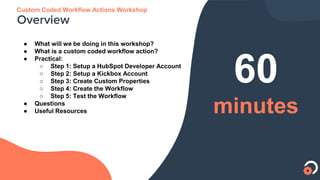 Custom Automation Masterclass – Workshop 2: Email validation using kKckbox | PPT