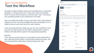 Custom Automation Masterclass – Workshop 2: Email validation using kKckbox | PPT