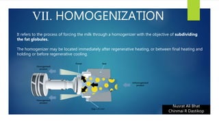 Operations in milk processing plant | PPTX