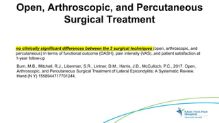 Operations I no longer do - tennis elbow | PPT