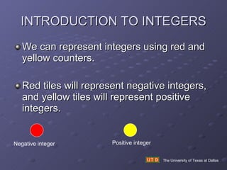 Operations & integers | PPT