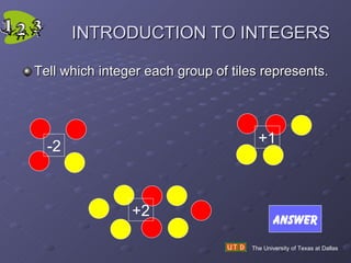 Operations & integers | PPT