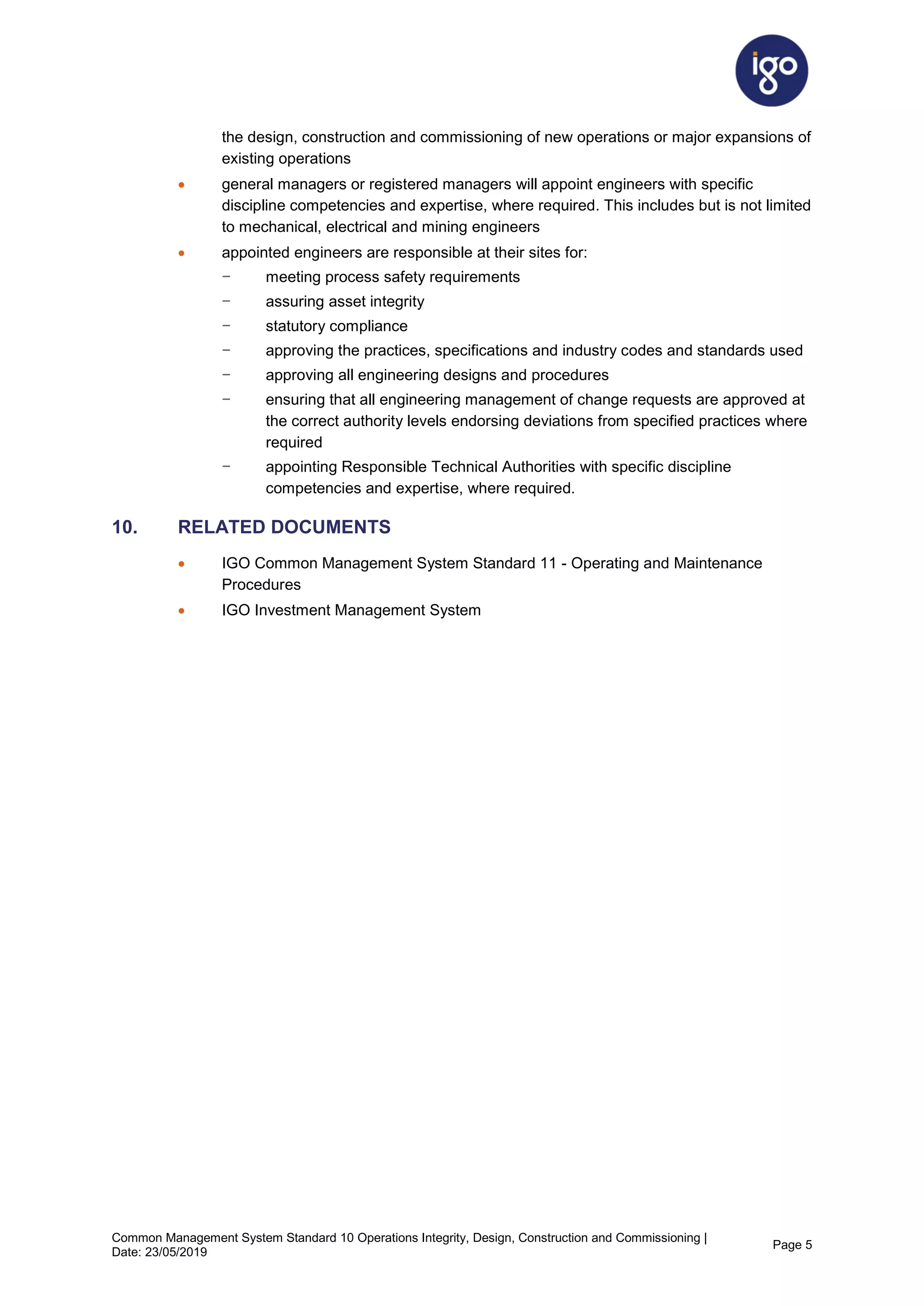 Operations integritydesignconstructioncommissioning | PDF
