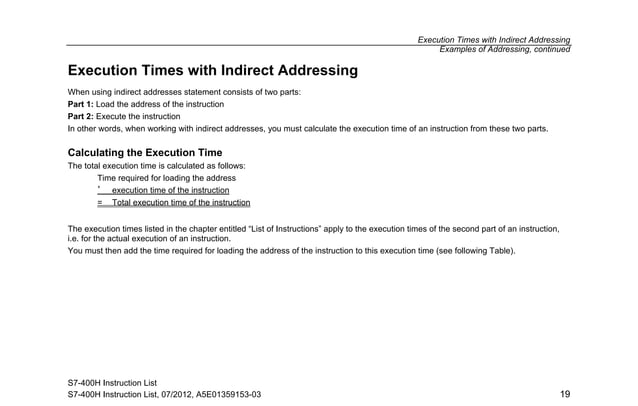 Operations liste s7 400-h_b | PDF | Programming Languages | Computing