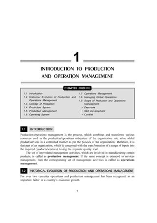 Operationsmamnagement | PDF