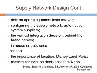 Operations management Design | PDF