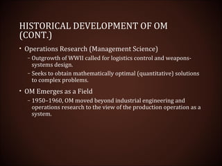 Operations management | PPT