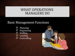 Operations management | PPT