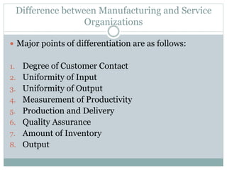 Operations management | PPTX