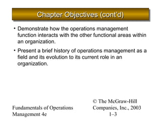 Operations management | PPT
