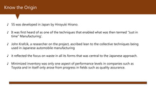 Application of 5S in a Warehouse by Supriya Basu | PPTX