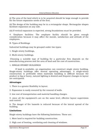 Operations management-bba calicut university notes | PDF