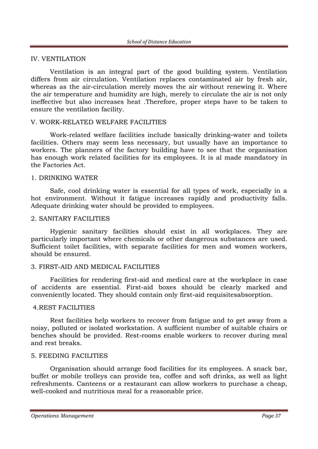 Operations management-bba calicut university notes | PDF ...