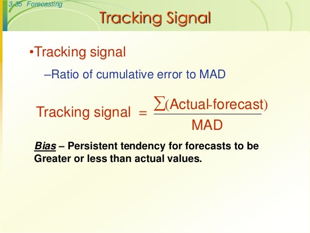 Operations Management Forecasting