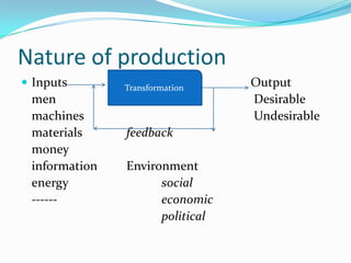 Operations management overview | PPT