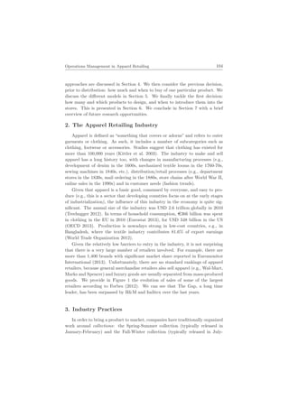 Operations management in apparel retailiing (ZARA) | PDF