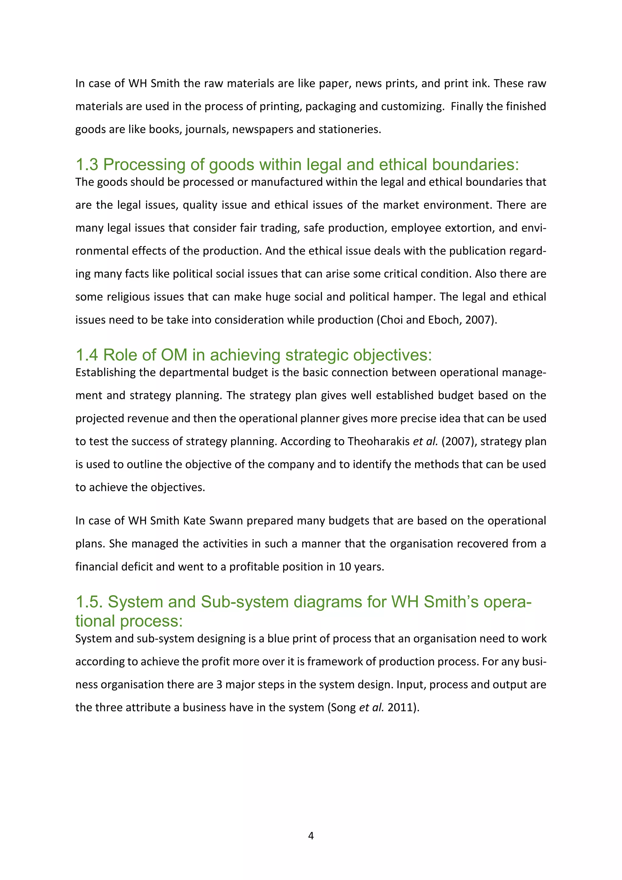 Operations management in business assignment sample | PDF