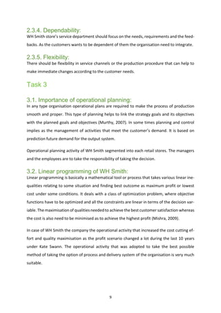 Operations management in business assignment sample | PDF | Business ...