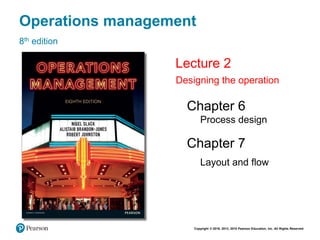 Operations Management - Designing the operation | PDF