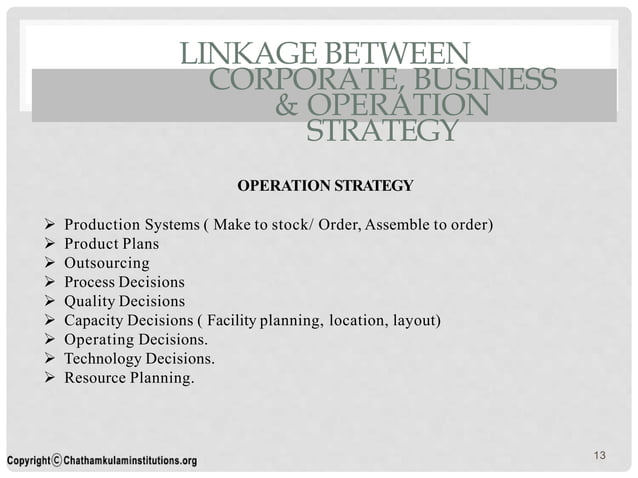 Operations management module 1 ( calicut university ) | PPTX