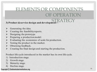 Operations management module 1 ( calicut university ) | PPTX