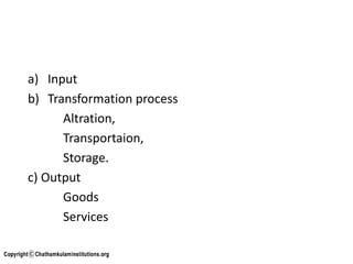 Operations management module 1 ( calicut university ) | PPTX