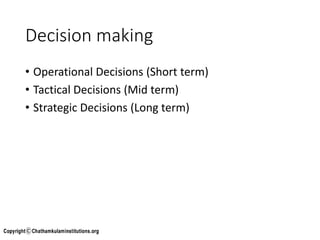Operations management module 1 ( calicut university ) | PPTX