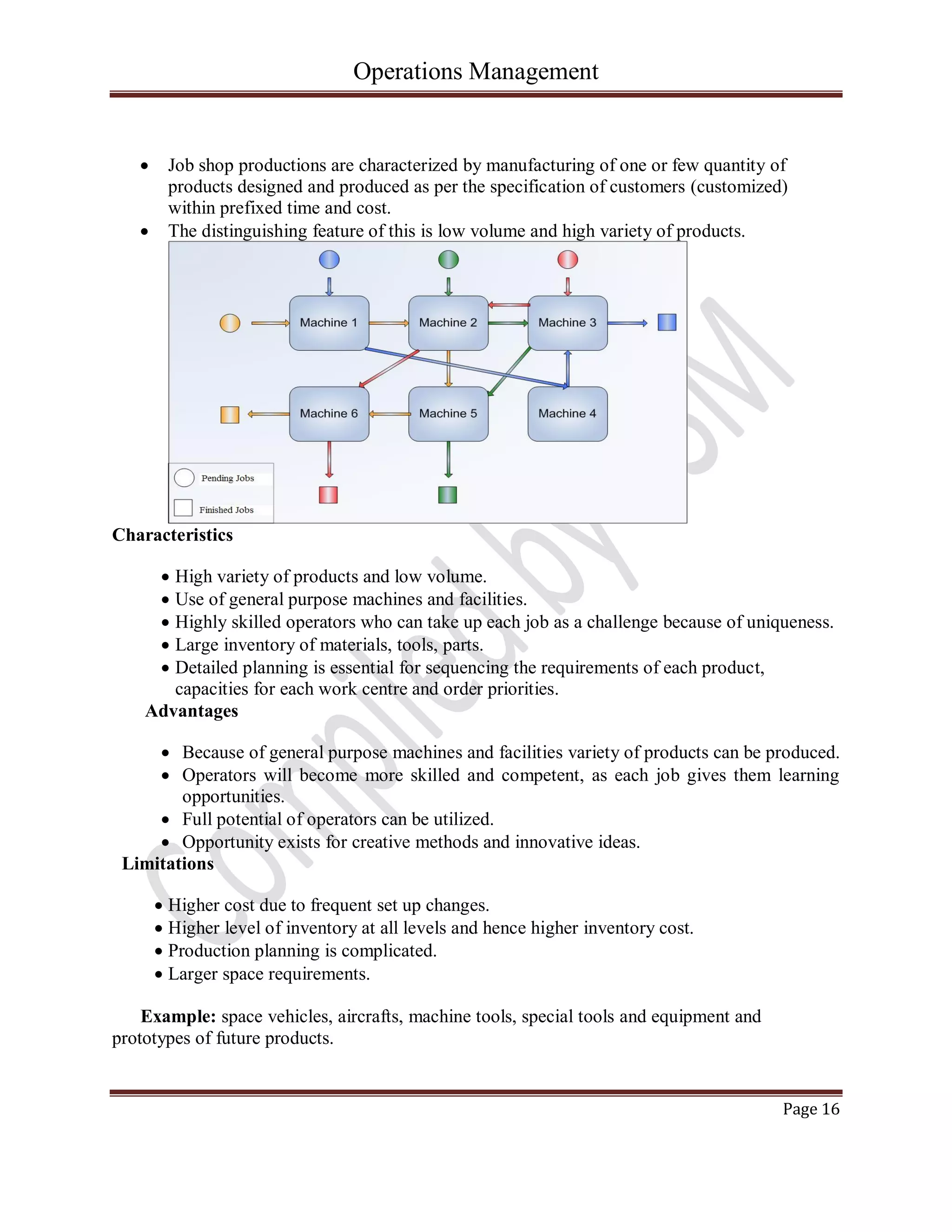 Operations management notes | PDF