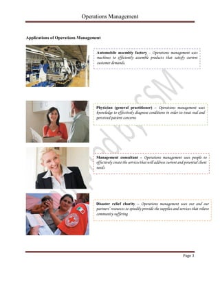 Operations management notes | PDF