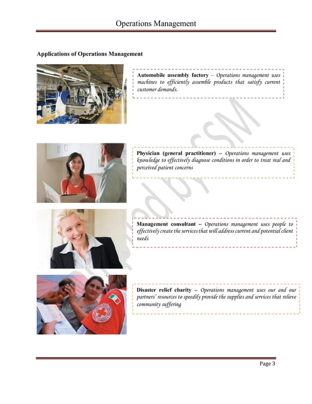 Operations management notes | PDF