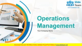 Operations Management PowerPoint Presentation Slides | PDF