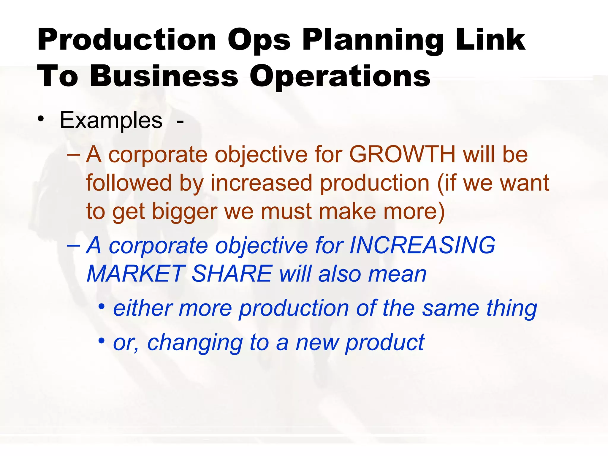 Operations Management Presentation | PPT