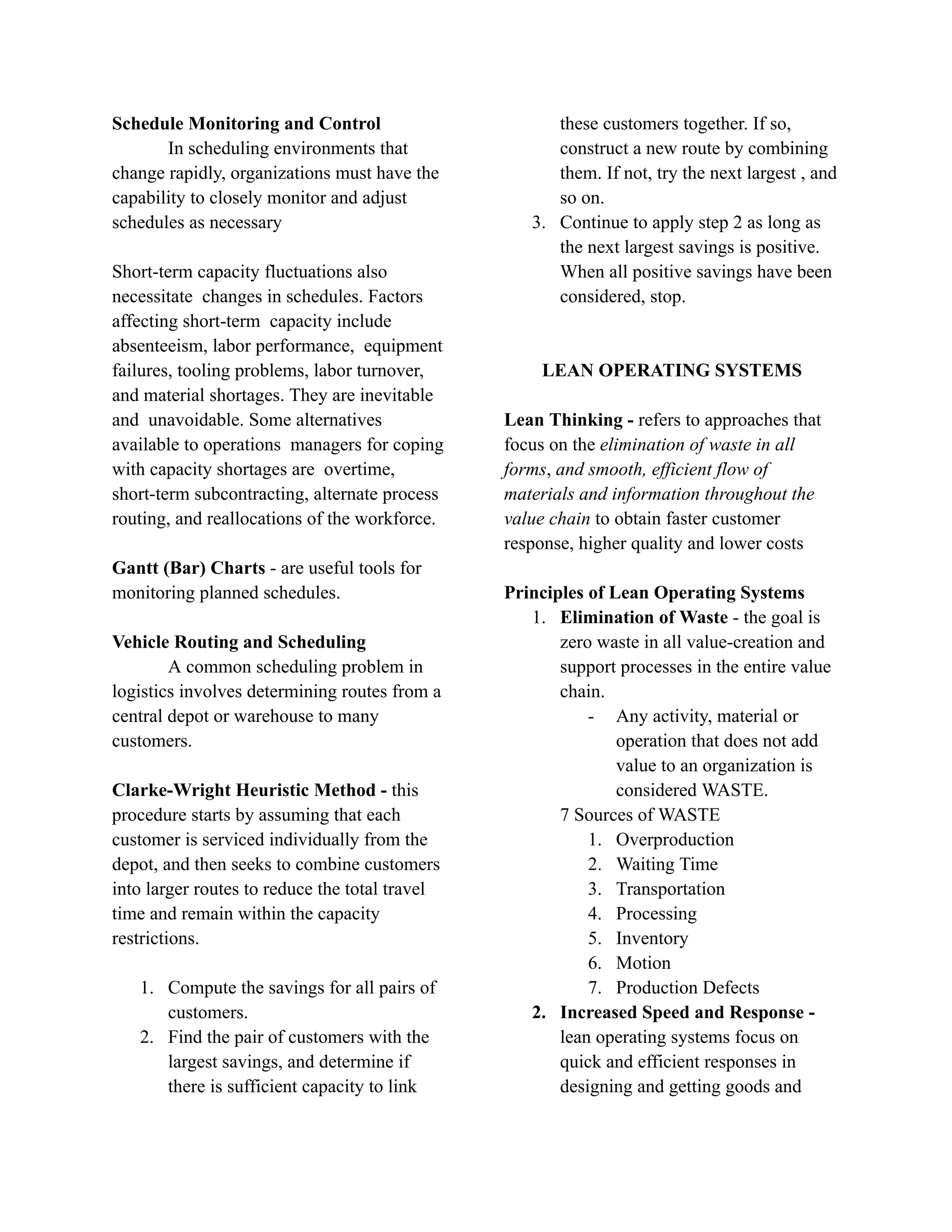 Operations Management | FINANCIAL MANAGEMENT | PDF