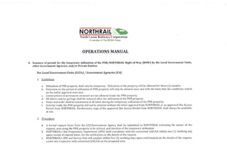Operations manual | PDF