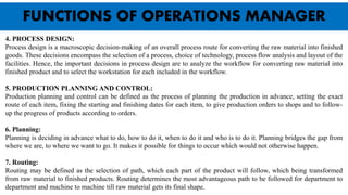Operations Management Introduction | PDF