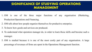Operations Management Introduction | PPT
