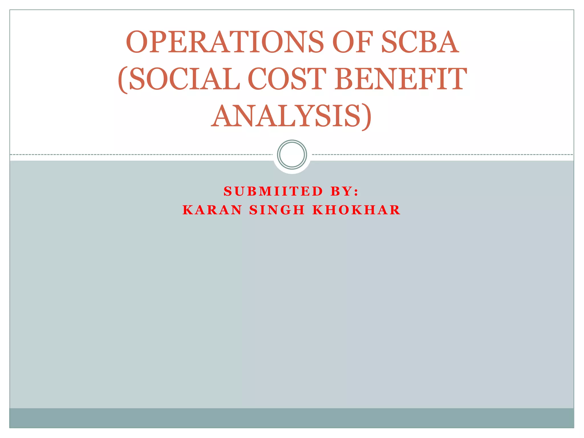 Operations of scba | PPTX
