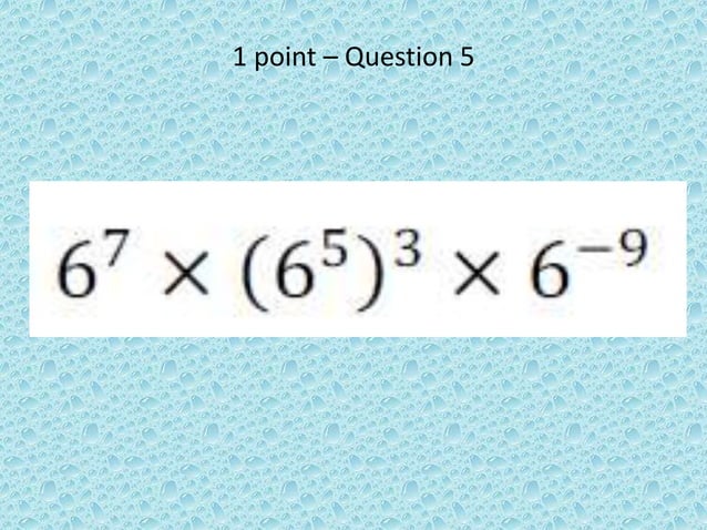 Operations on exponents jeopardy | PPTX