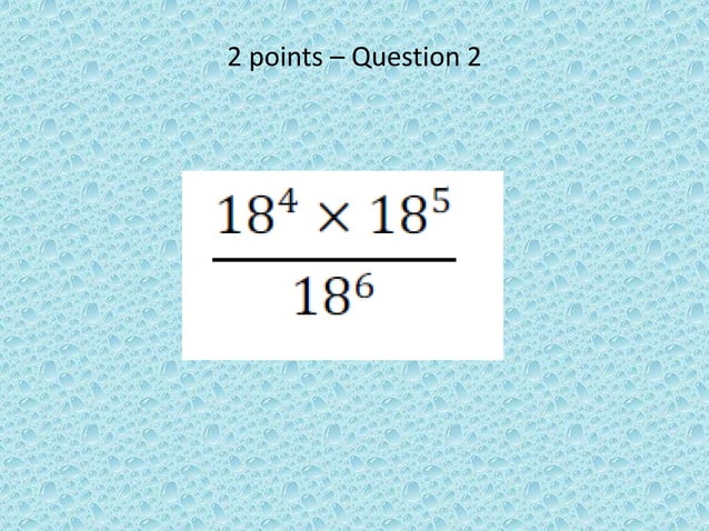 Operations on exponents jeopardy | PPTX